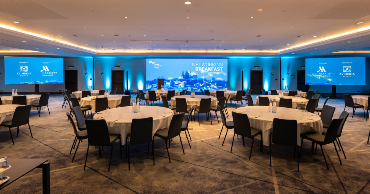 Nová LED v Prague Marriott Hotel | AV MEDIA.cz