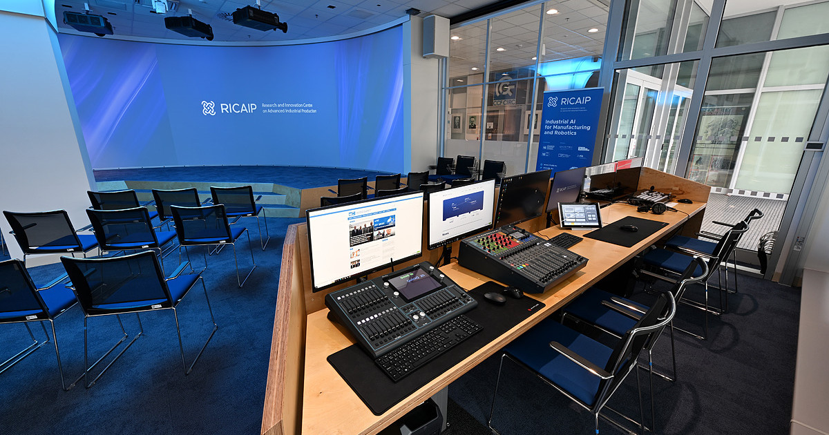 The unique multimedia space of the Czech Institute of Informatics,